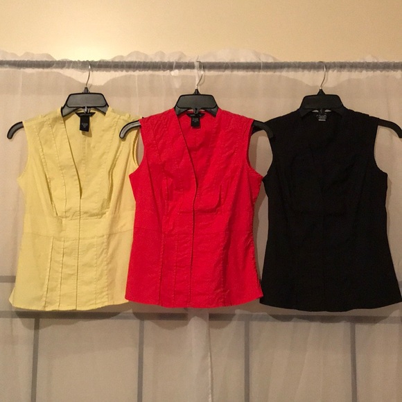 Moda International | Tops | 3pc Sleeveless Blouse | Poshmark